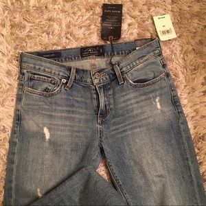 Lucky Brand | Jeans | Lucky Distressed Brooke Capri With Frayed Bottom ...